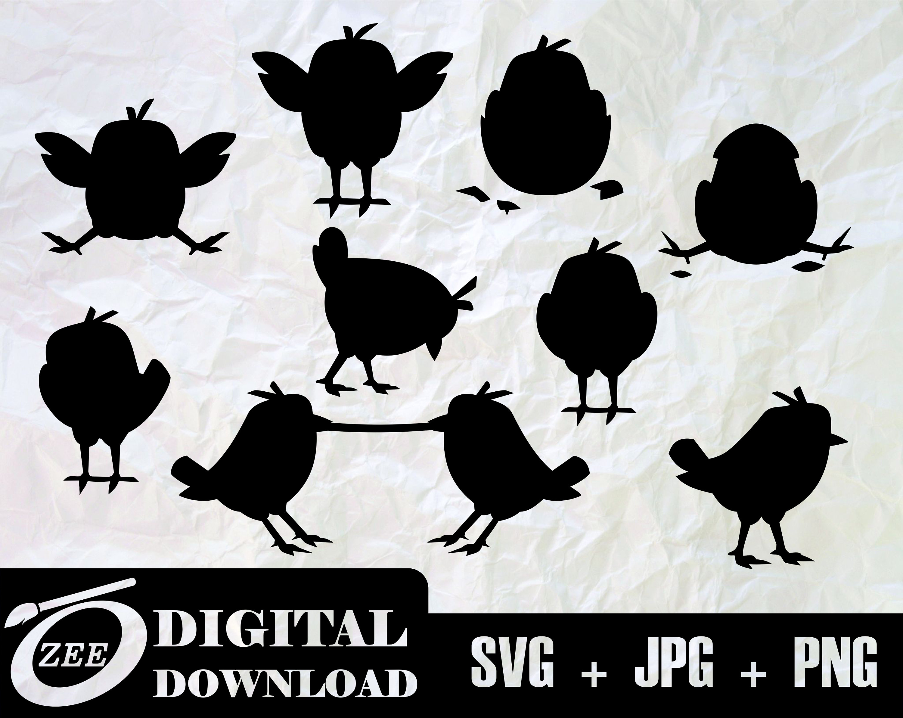Chick SVG, Chick Bundle SVG, Chicken Bundle SVG, Chick Silhouette - Etsy