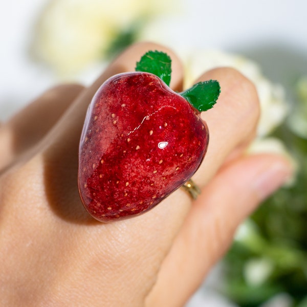 Handmade Resin Ring - Etsy