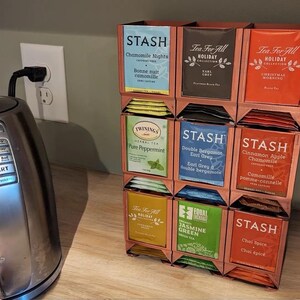 Stackable Tea Bag Organizer: Locking Tea Storage Solution - Etsy