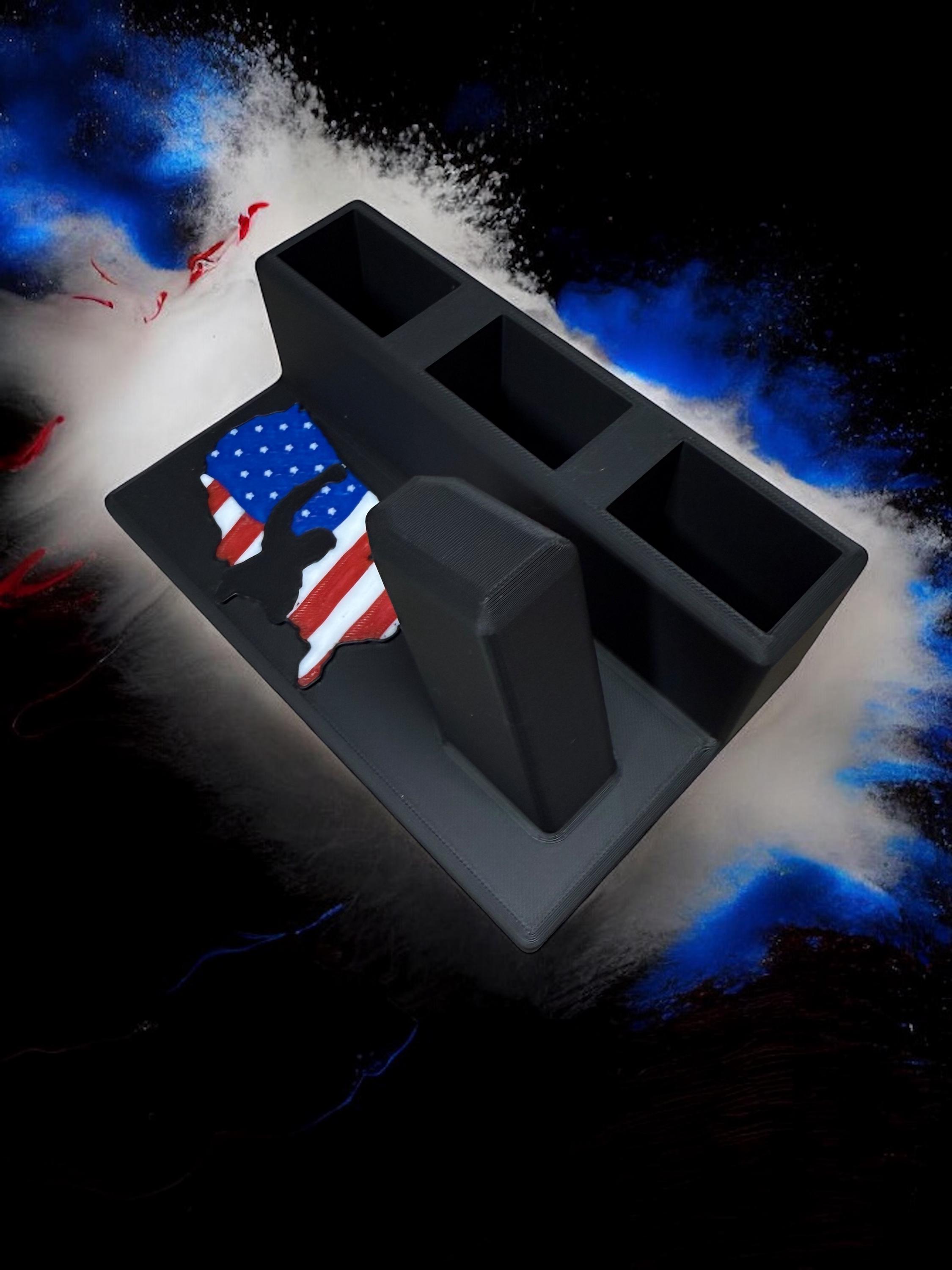 P365 Pistol Display Stand Trump Fight Gun Safe Organizer Handgun Holder ...