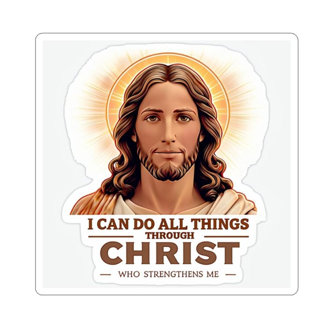 Religious Stickers - Biblical Quote Design - Etsy