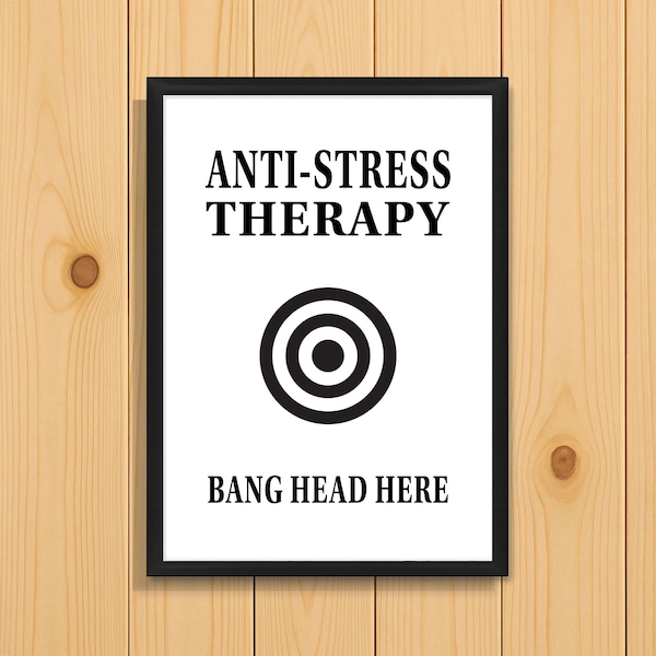Bang Head Here Sign - Etsy