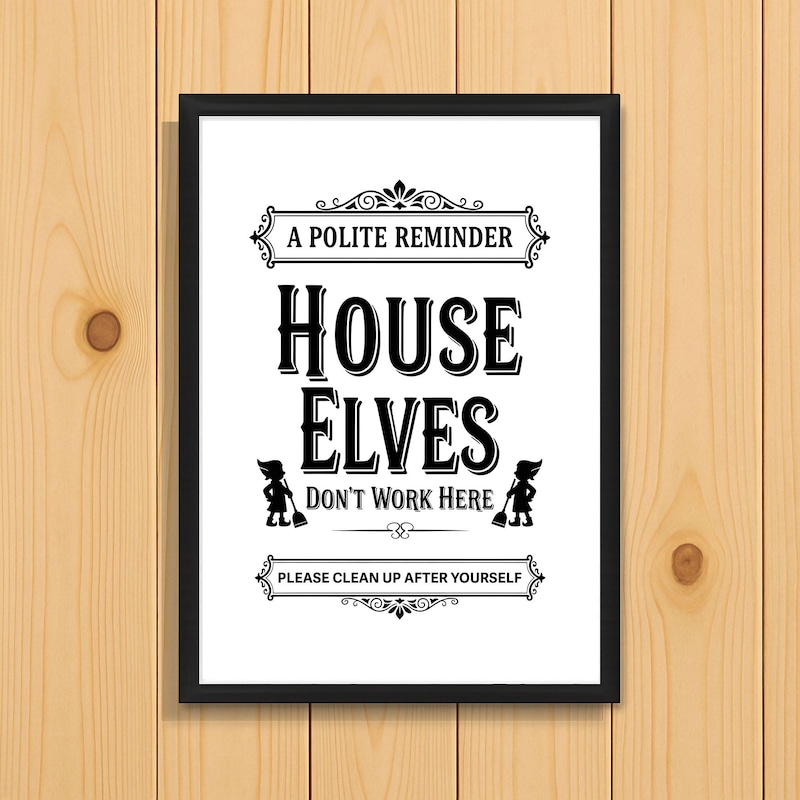 Elves at Work Sign - Etsy