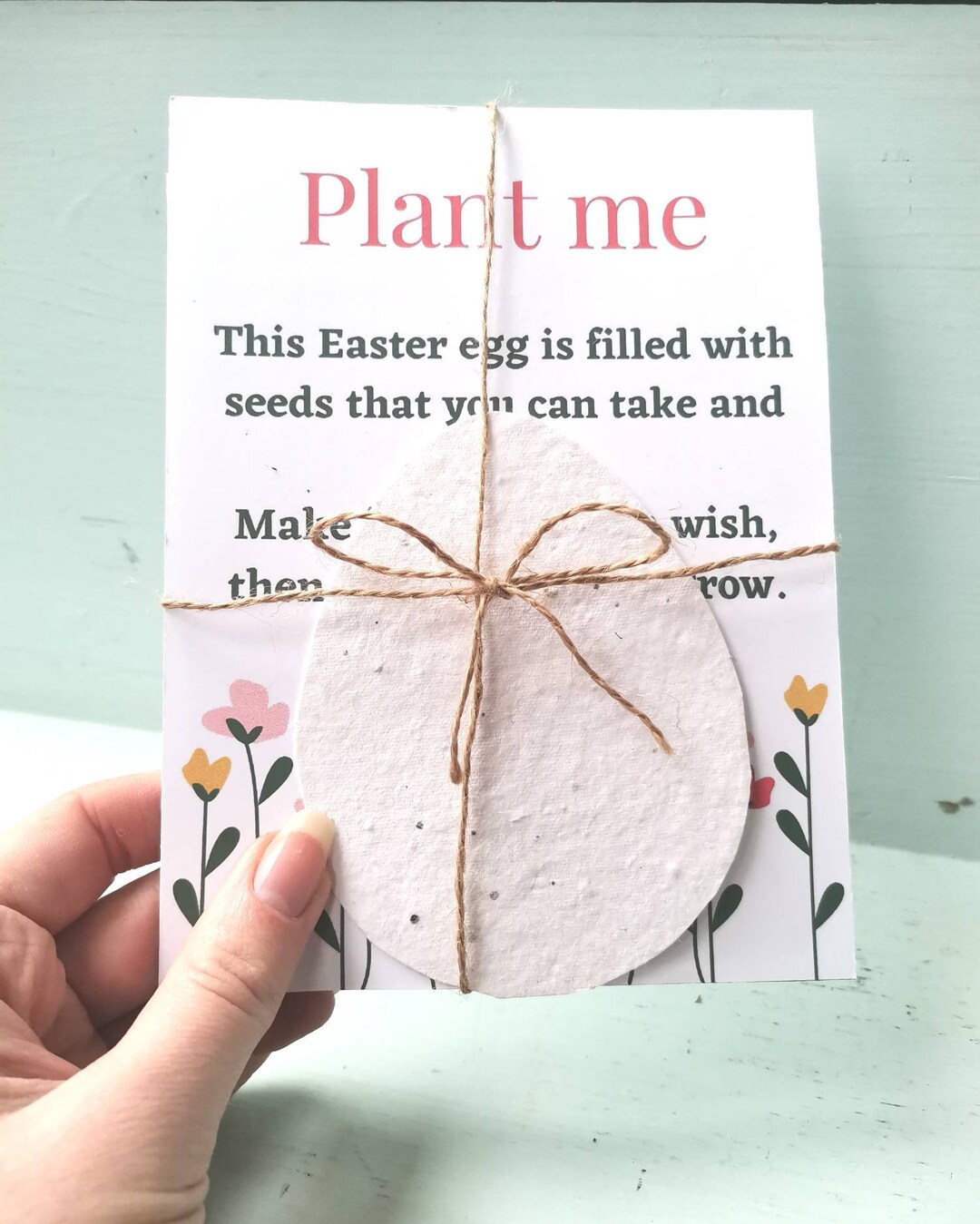 Decorate and Plant Your Own Easter Egg, Plantable Seed Paper Egg ...