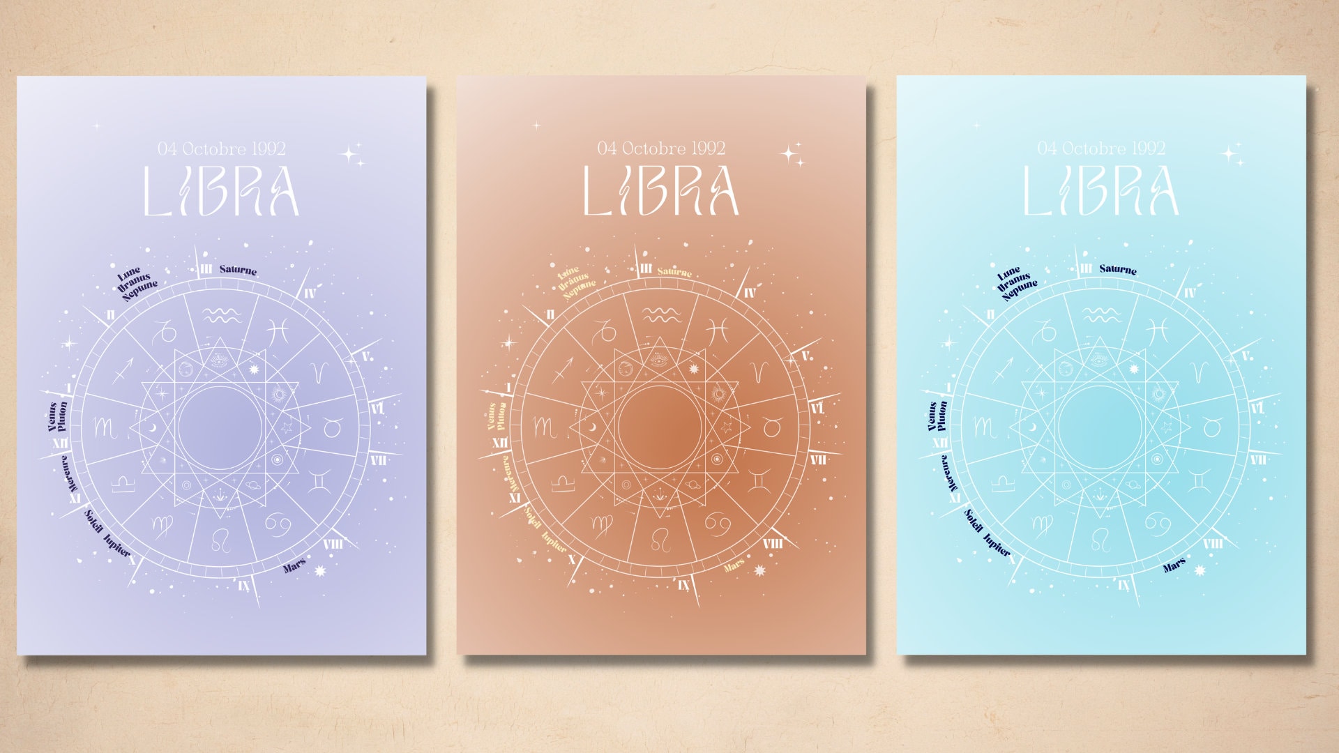 Personalized Poster Astral Theme Astrology, Gifts, Posters - Etsy