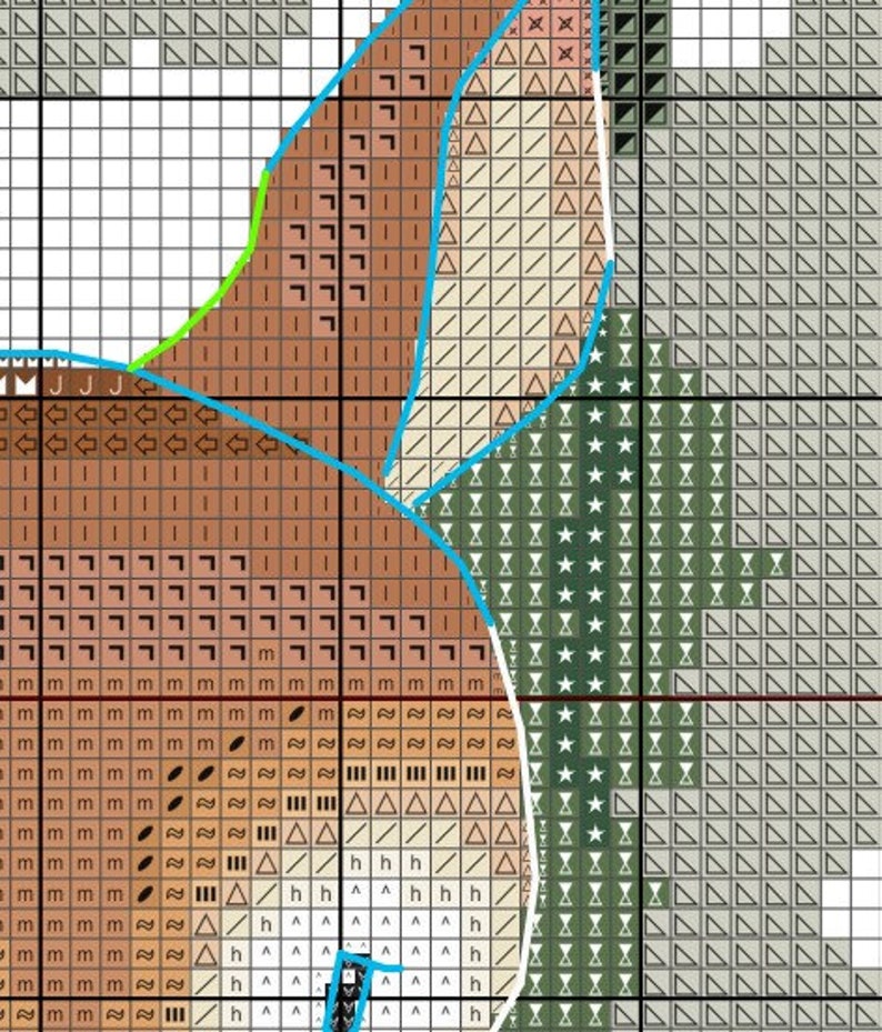 Woodland Animals Cross Stitch Pattern Instant PDF Download - Etsy