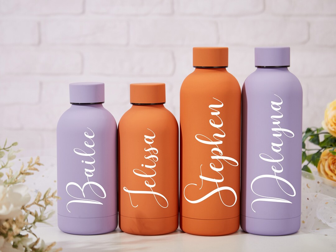 Personalized Water Bottle With Name Insulated Water Bottle Custom Water ...