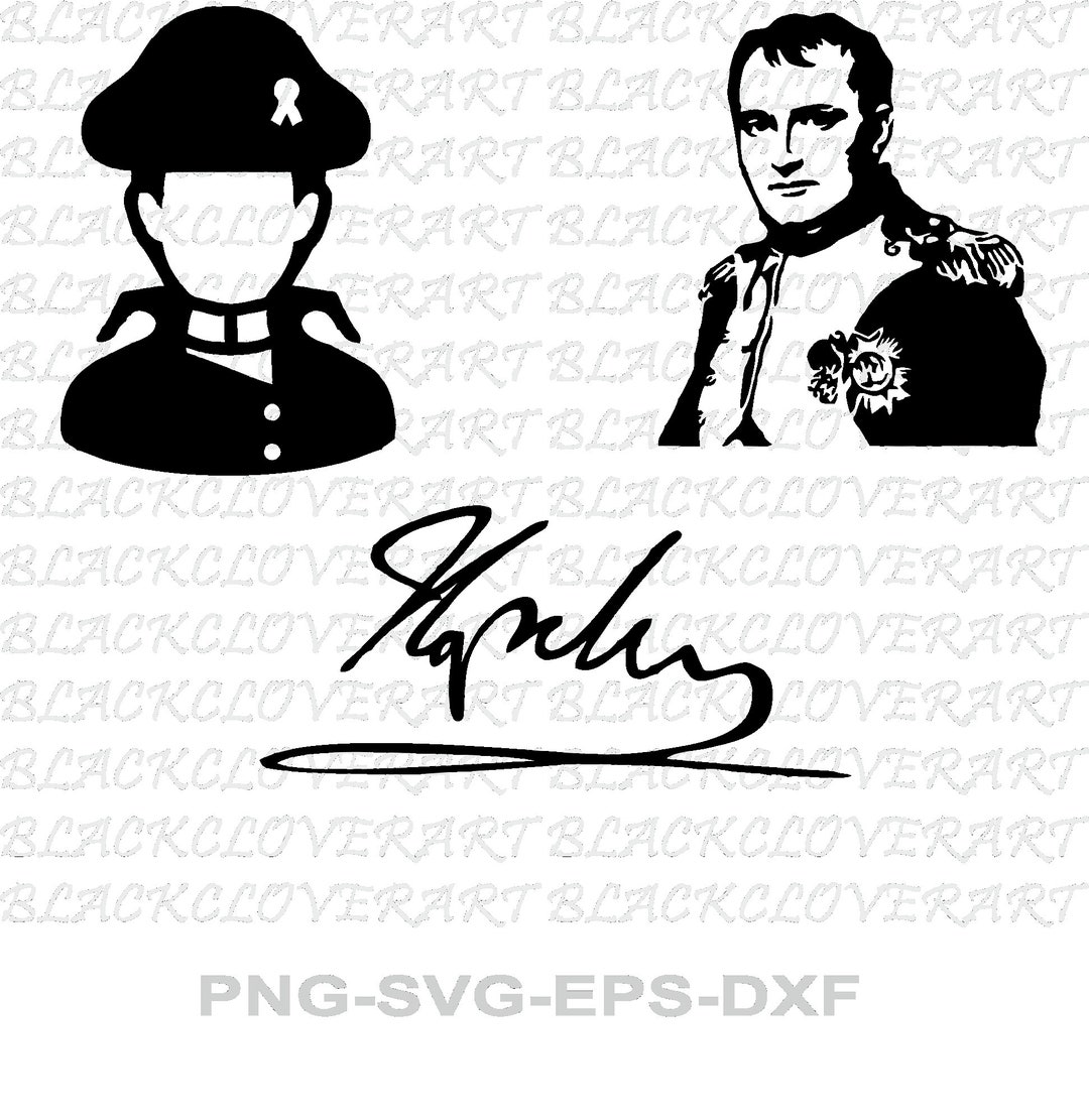 Napoleon Bonaparte Svg Bundle / Digital Vector / Svg, Png, Eps, Dxf - Etsy