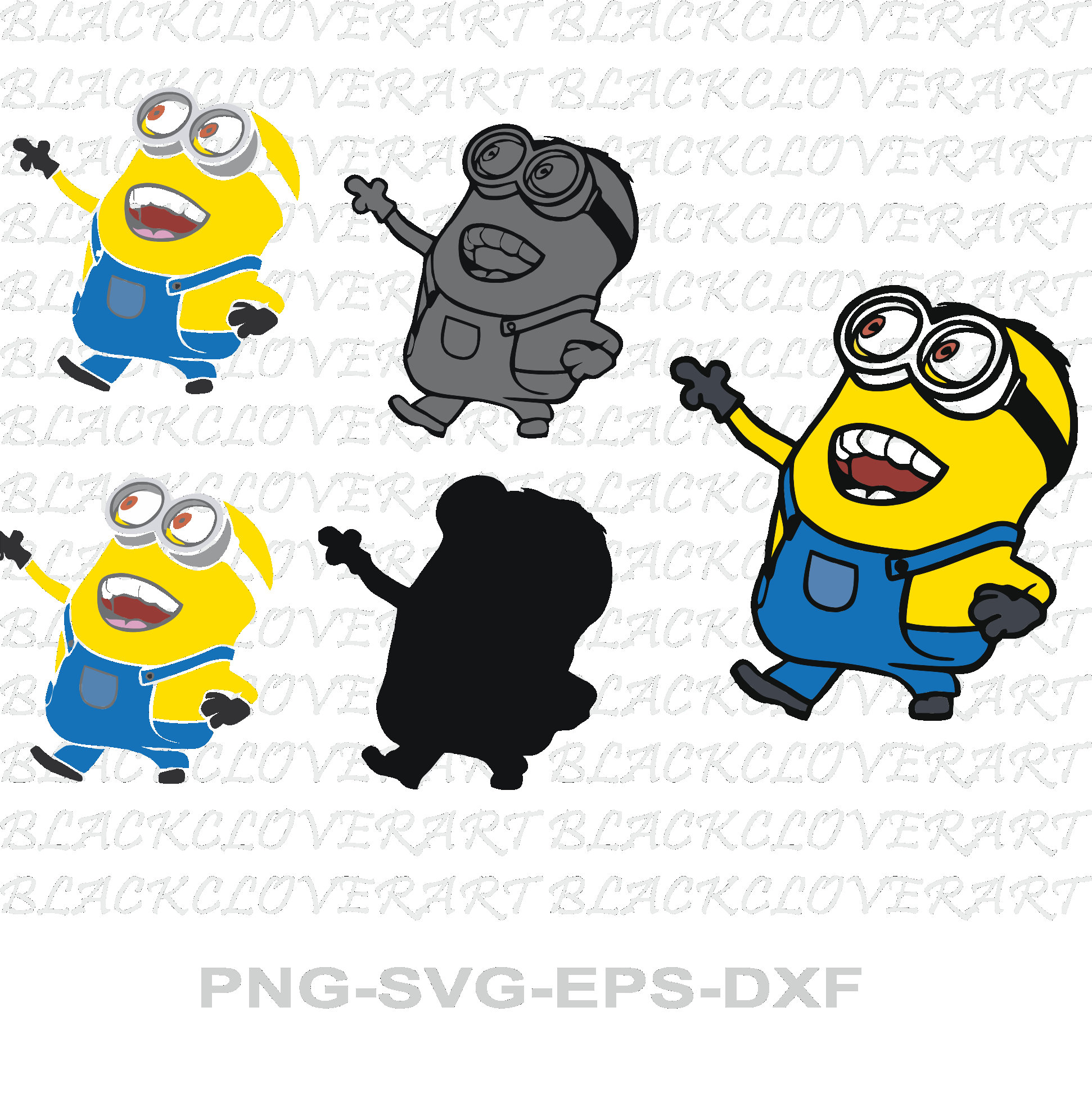 Minions Bundle, Minions Clipart, Minions Png, Kevin Svg, Stuart Svg ...