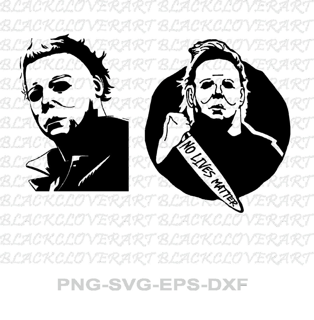 Michael Myers SVG -halloween Svg-horror Svg -myers Clipart-horror Movie ...