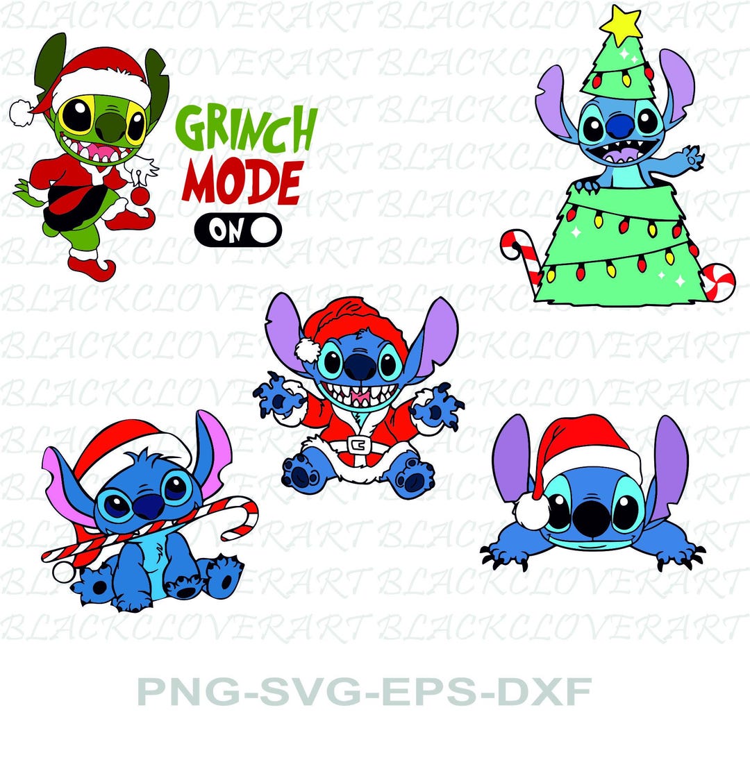 Stitch Christmas Svg, Lilo and Stitch Svg, Christmas Layered Cartoon ...