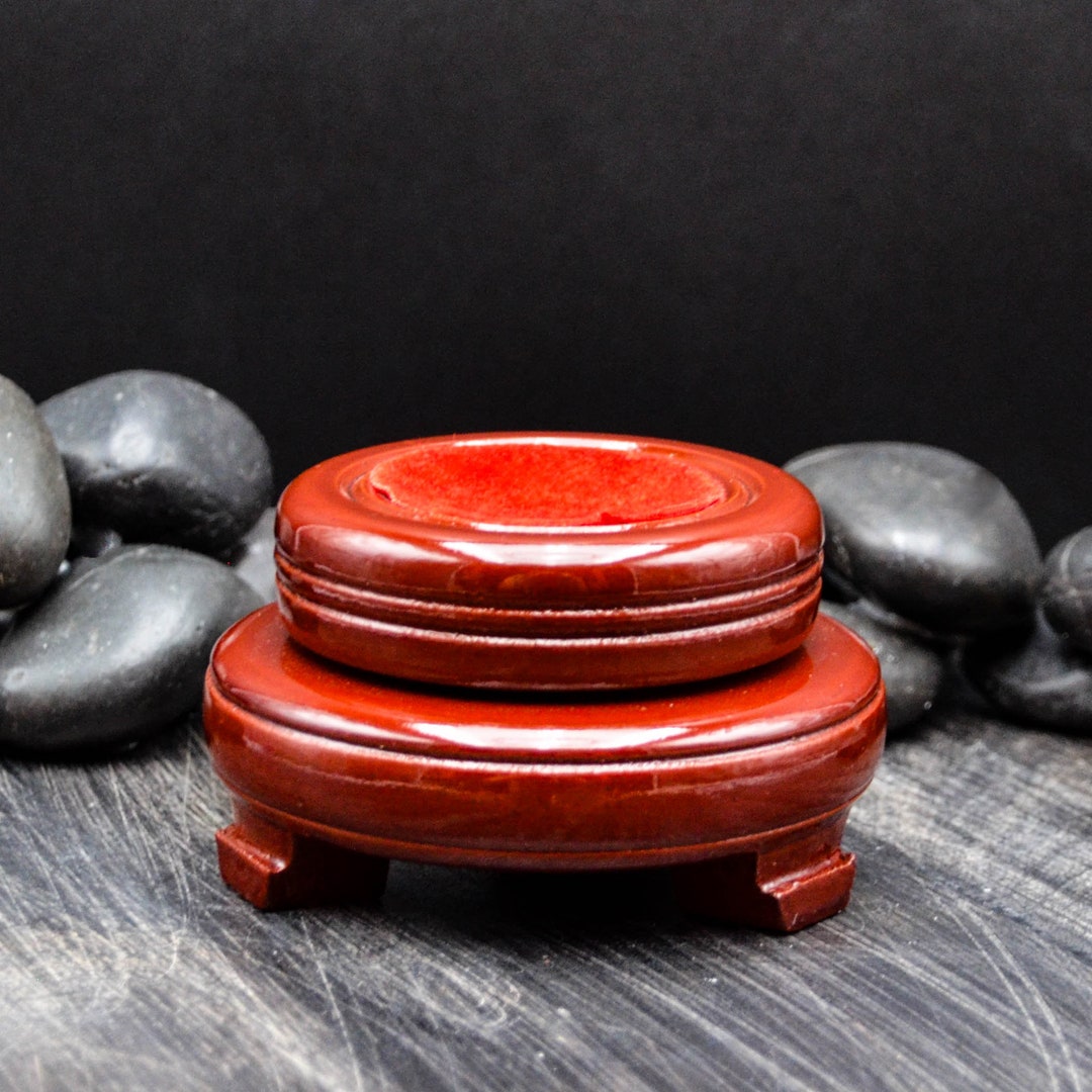 Spinnable Wood Sphere Stand - Etsy