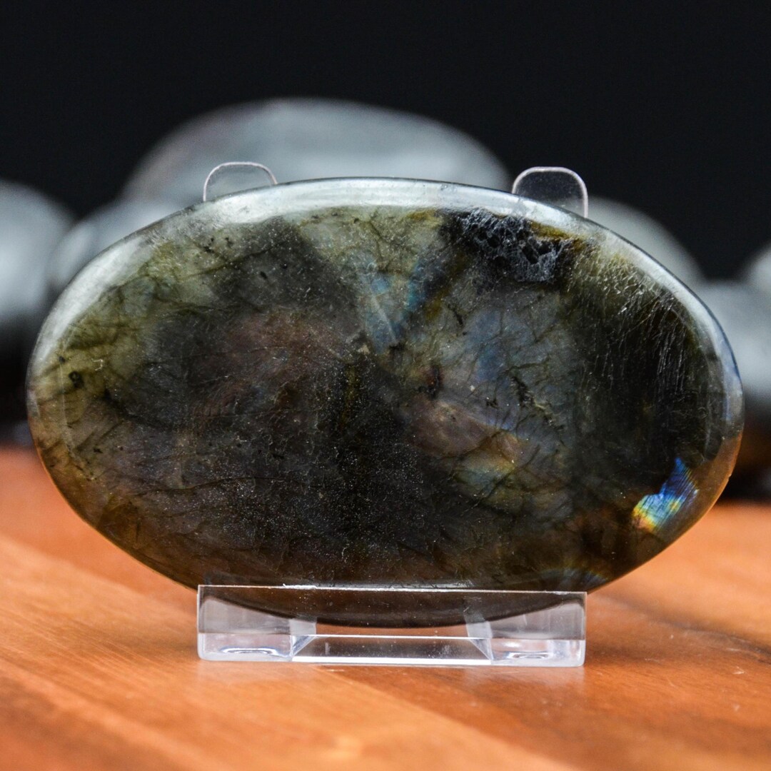 AAA Spectrolite Palm Stone - Etsy