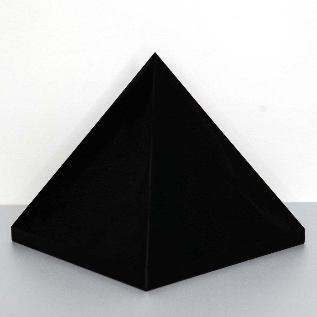 154 Mm Polished Black Obsidian Pyramid - Etsy