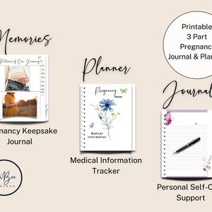 Pregnancy Planner Printable Pregnancy Journal, Baby Memory Book Gift ...