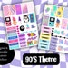 90's Theme Digital Stickers for Goodnotes, 90'S THEME Retro Digital ...