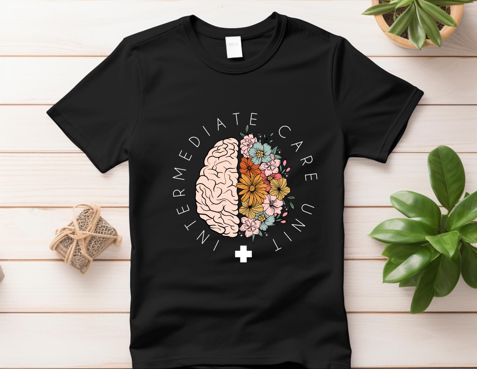 Intermediate Care Unit PNG Nurse BRAIN PNG Floral Shirt Png File ...