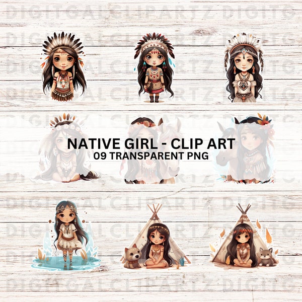 Native Girl Stickers - Etsy