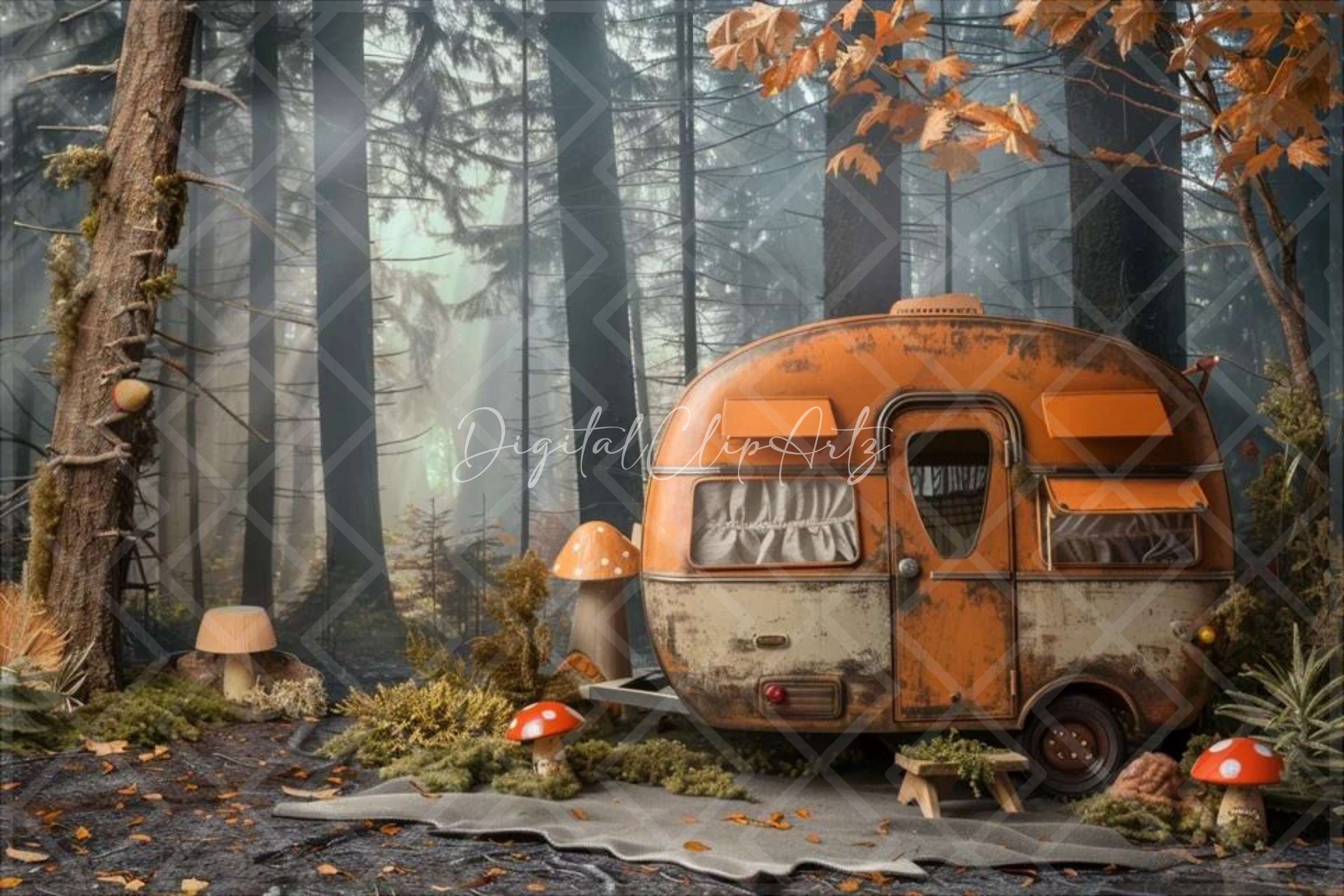 Grand Adventure RV Digital Backdrop Digital Photography Backdrop ...