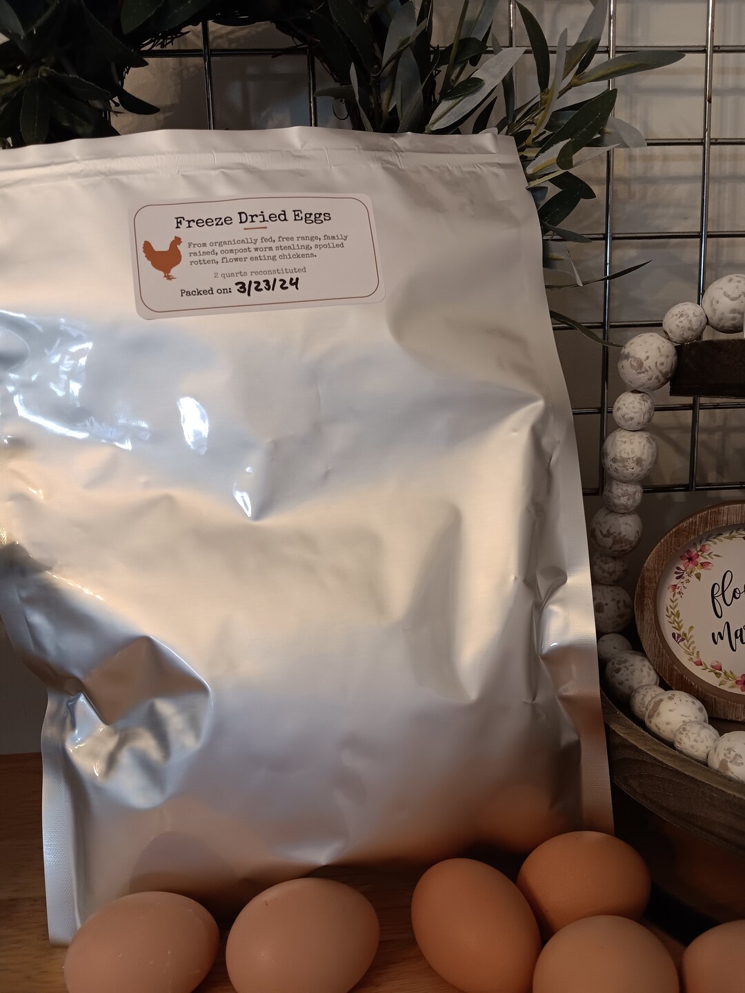 BULK EGG POWDER | 1 Lb Freeze Dried Eggs | 36 Free Range Eggs | 16 Oz ...