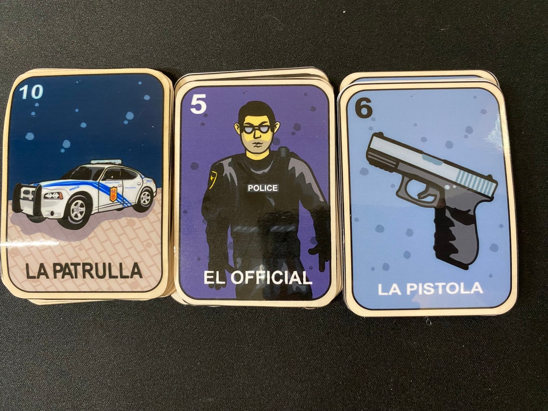 Police Department Loteria Card Sticker Pack - Etsy