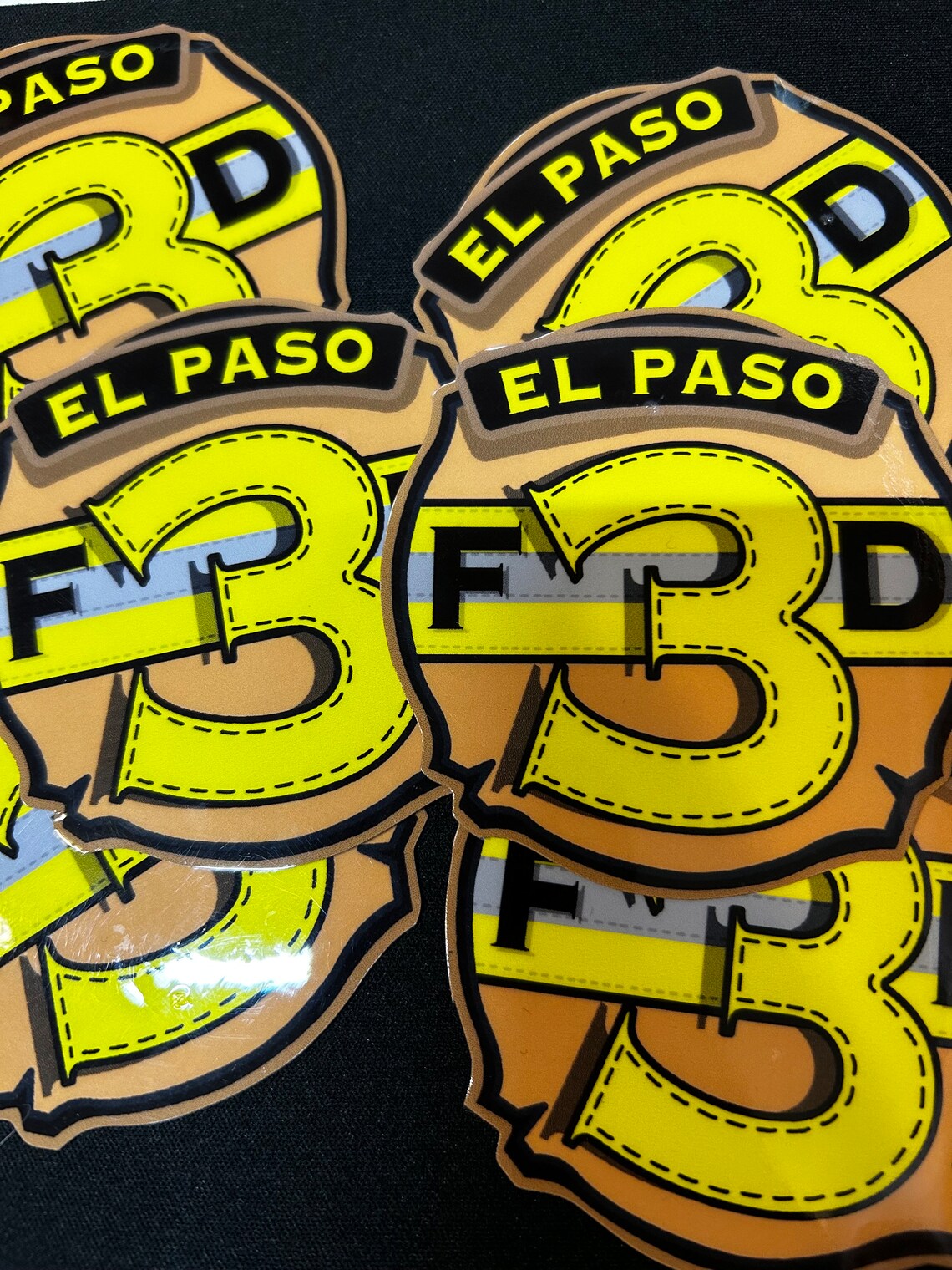 Custom FD, Firestation Number Bunker Gear Stickers - Etsy