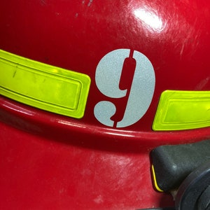 Reflective Fire Helmet Decals - Etsy