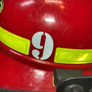 Reflective Fire Helmet Decals - Etsy