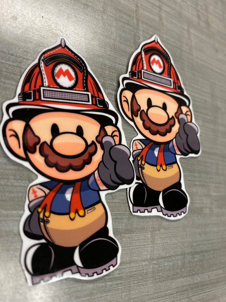 E-mario Fireman - Etsy