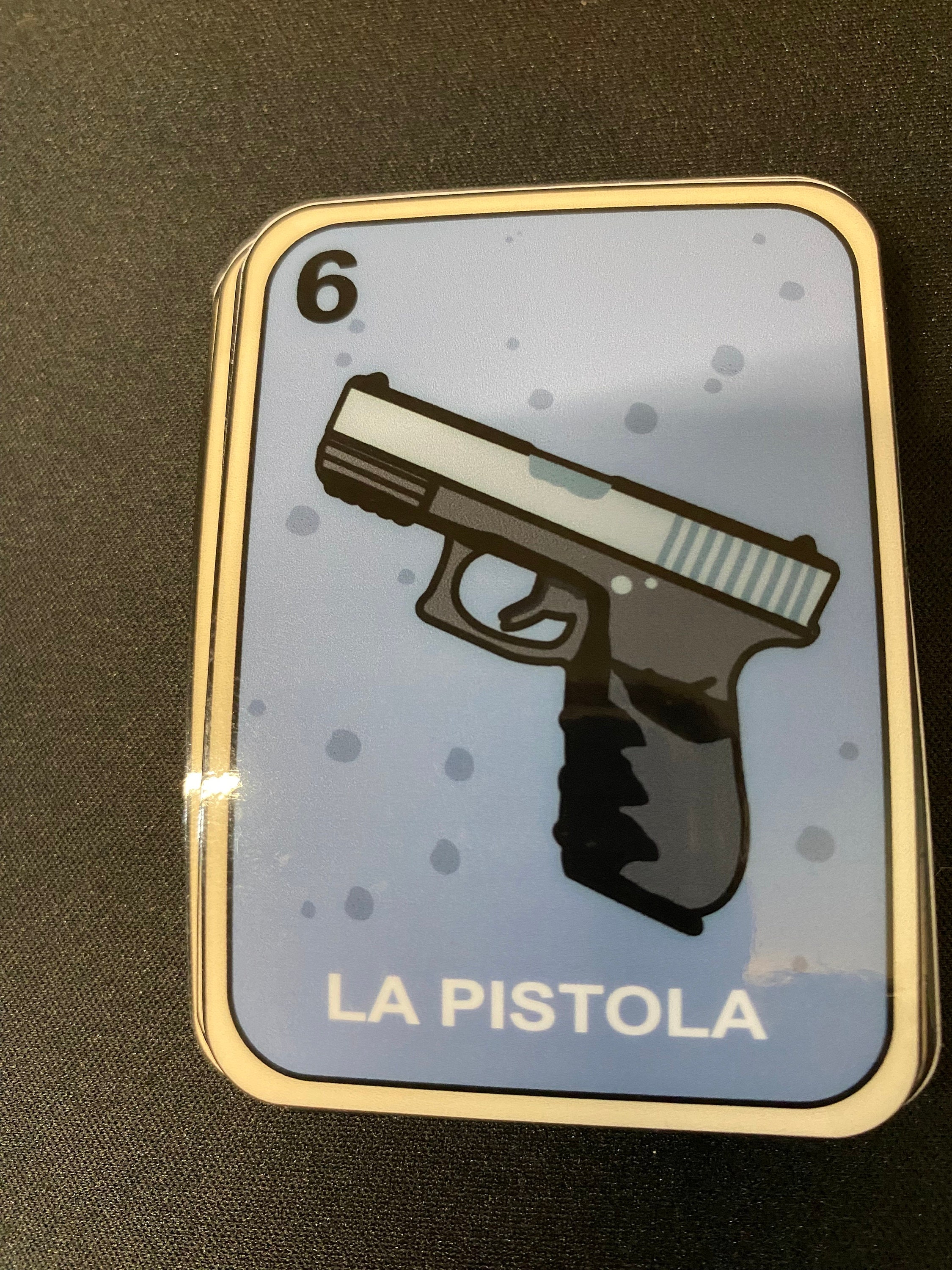 La Pistola Loteria Card Sticker (2 Pack) - Etsy