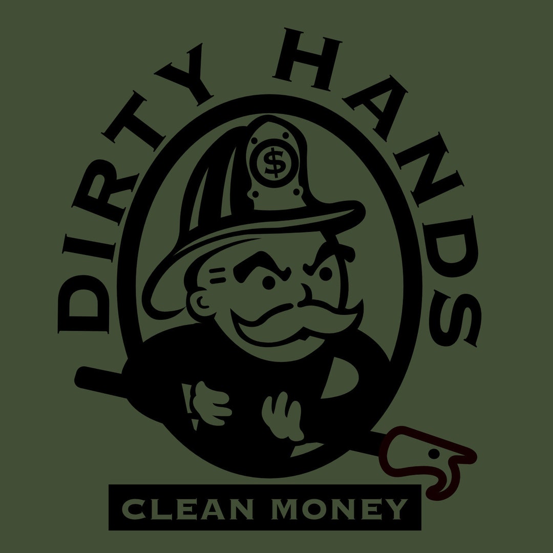 Firefighter Dirty Hands Clean Money Glossy Sticker - Etsy