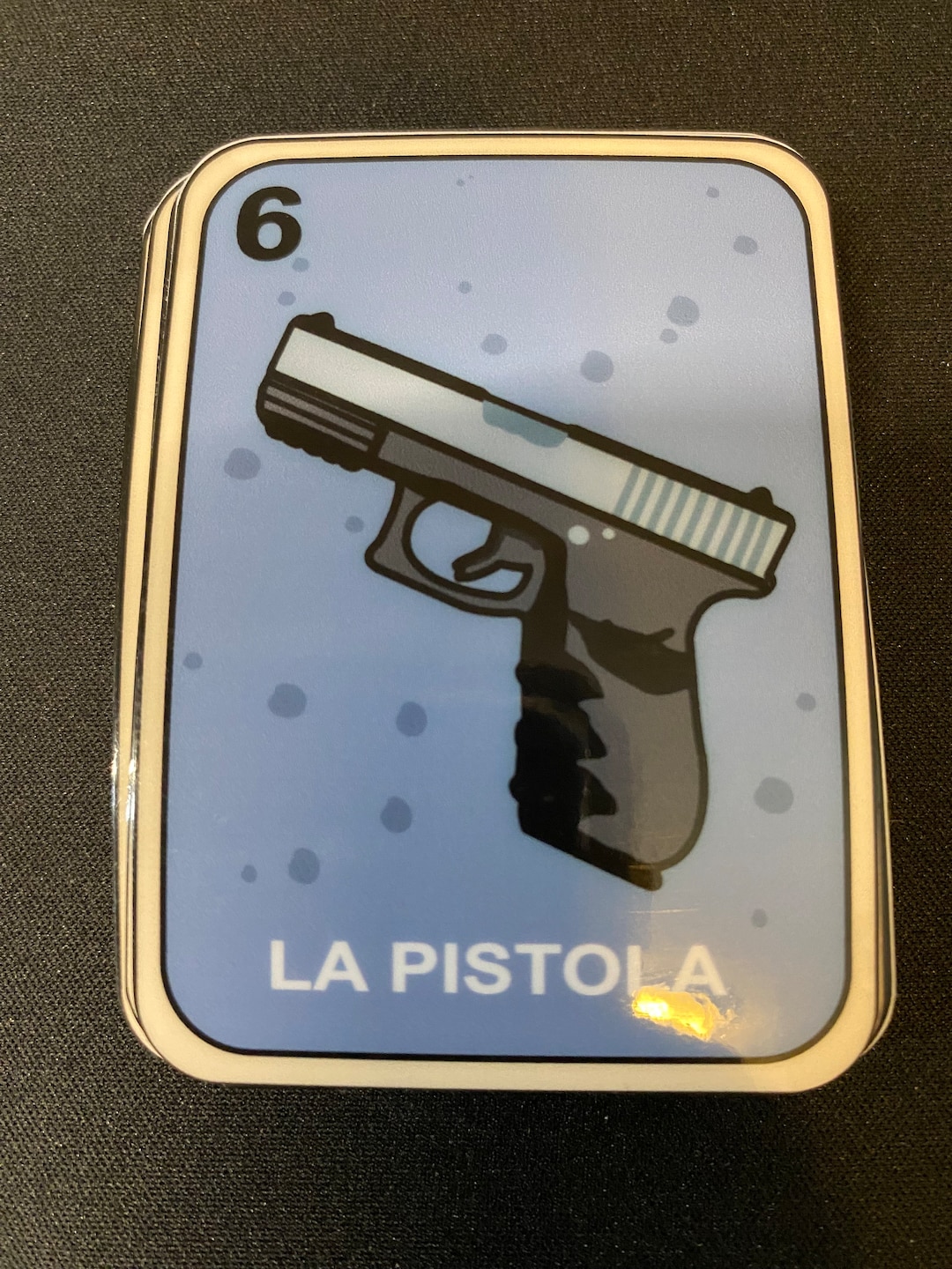 La Pistola Loteria Card Sticker (2 Pack) - Etsy