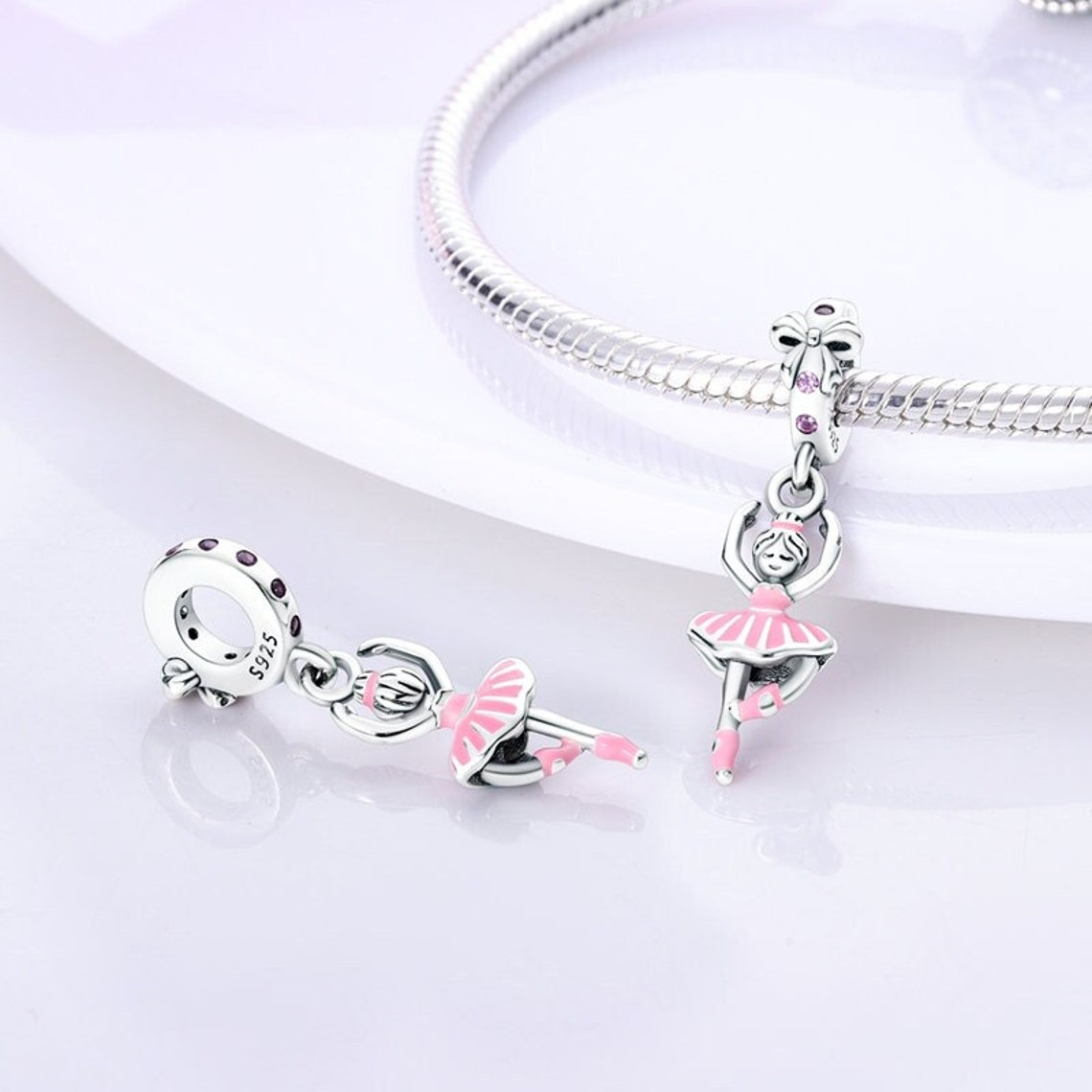 Ballet Ballerina Dancer Dancing Mother Charm Bracelet Compatible ...