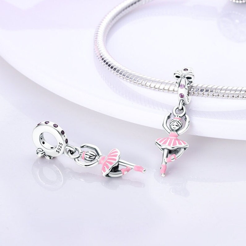 Ballet Ballerina Dancer Dancing Mother Charm Bracelet Compatible ...