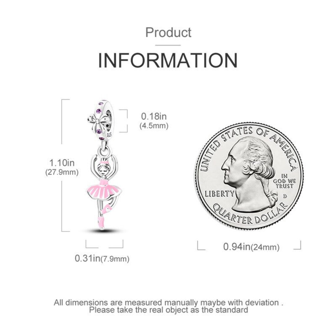 Ballet Ballerina Dancer Dancing Mother Charm Bracelet Compatible ...