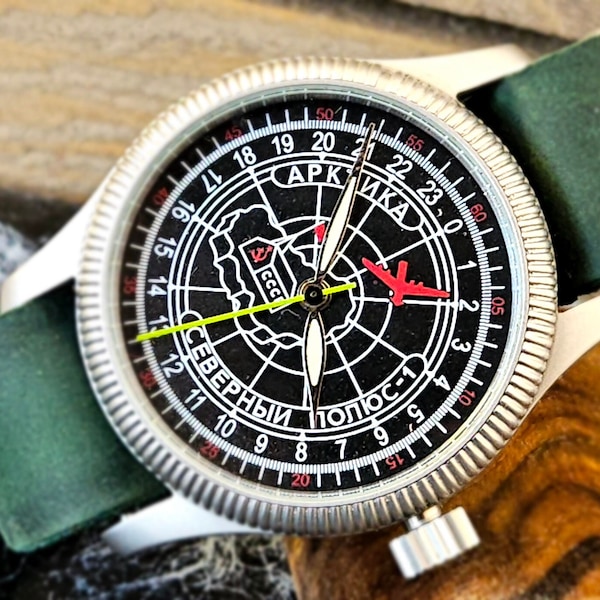 Soviet 24 Hour Watch - Etsy