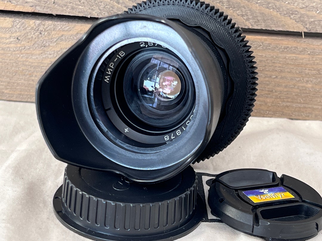 Soviet Wide Mir-1b 1V USSR Lens 37mm F/2.8 Cinema Modified With Canon ...