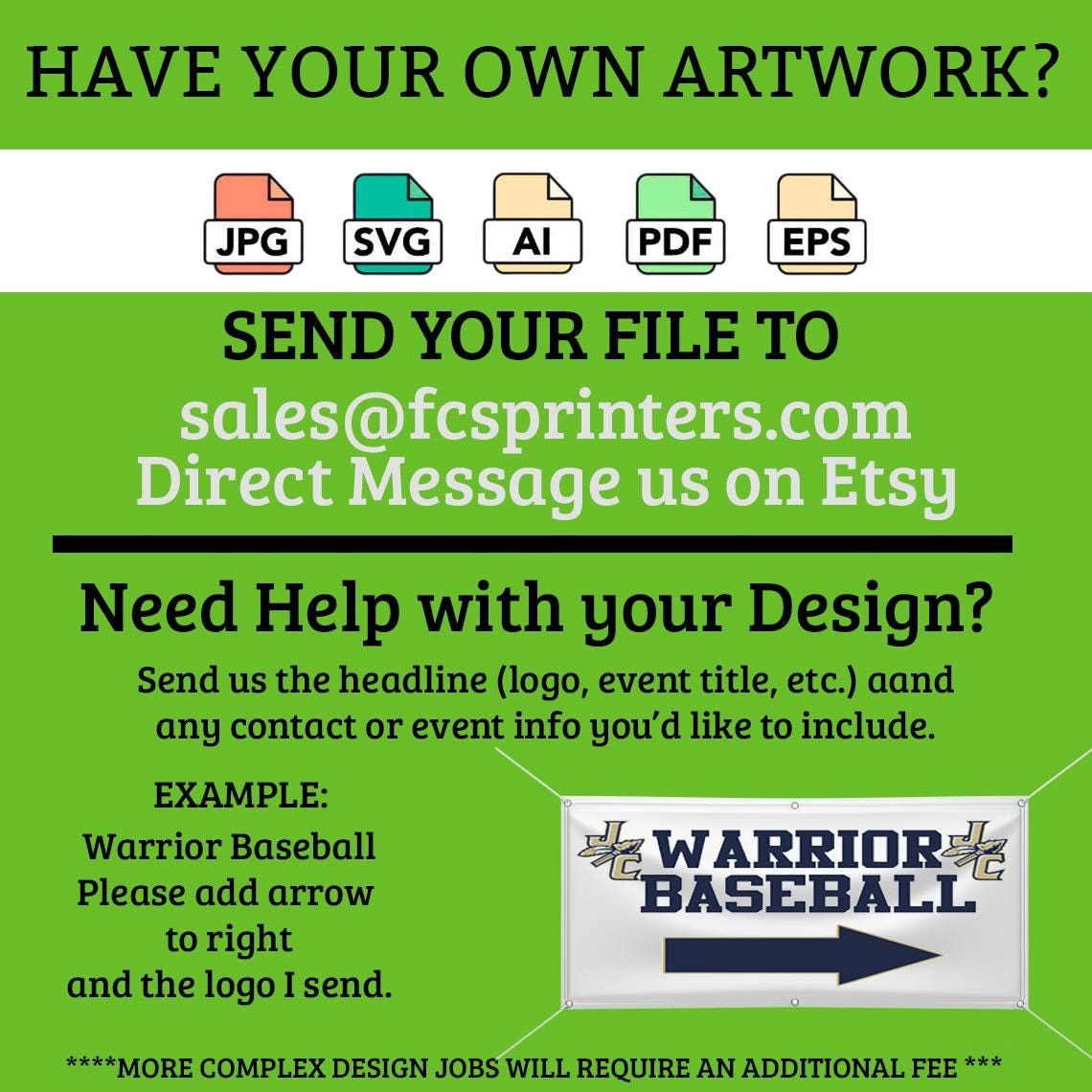 Full Color, Digitally Printed, Vinyl Banner! Personalized Advertising ...