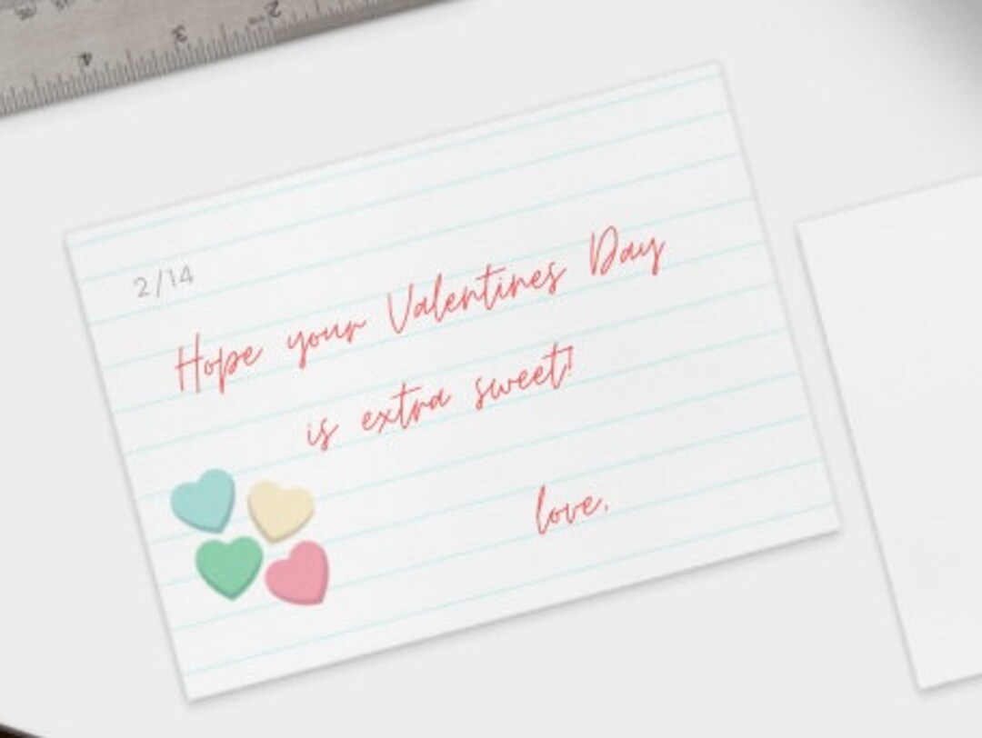 School Valentines Day Card Digital Download - Etsy