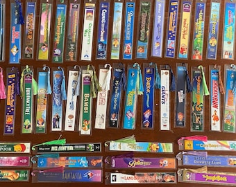 VHS Bookmarks Movie Bookmark Movie Gifts Book Giftsvhs Bookmarks Movie ...