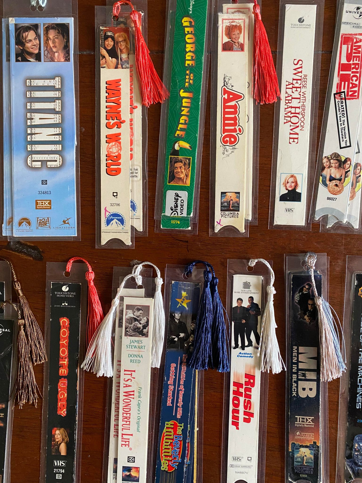 VHS Bookmarks Movie Bookmark Movie Gifts Book Giftsvhs Bookmarks Movie ...