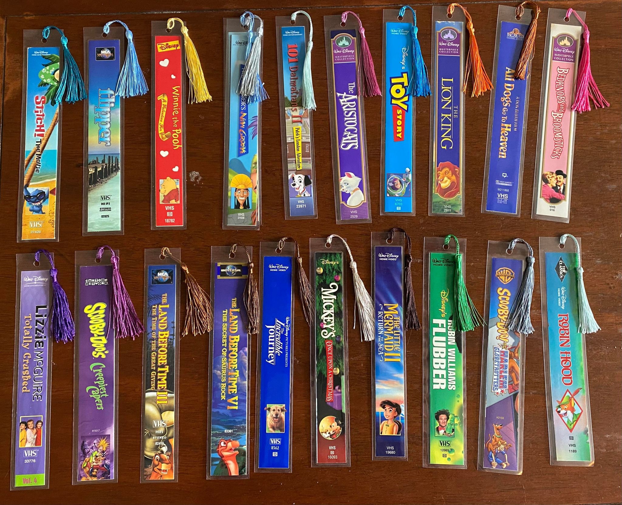 VHS Bookmarks Movie Bookmark Movie Gifts Book Giftsvhs - Etsy