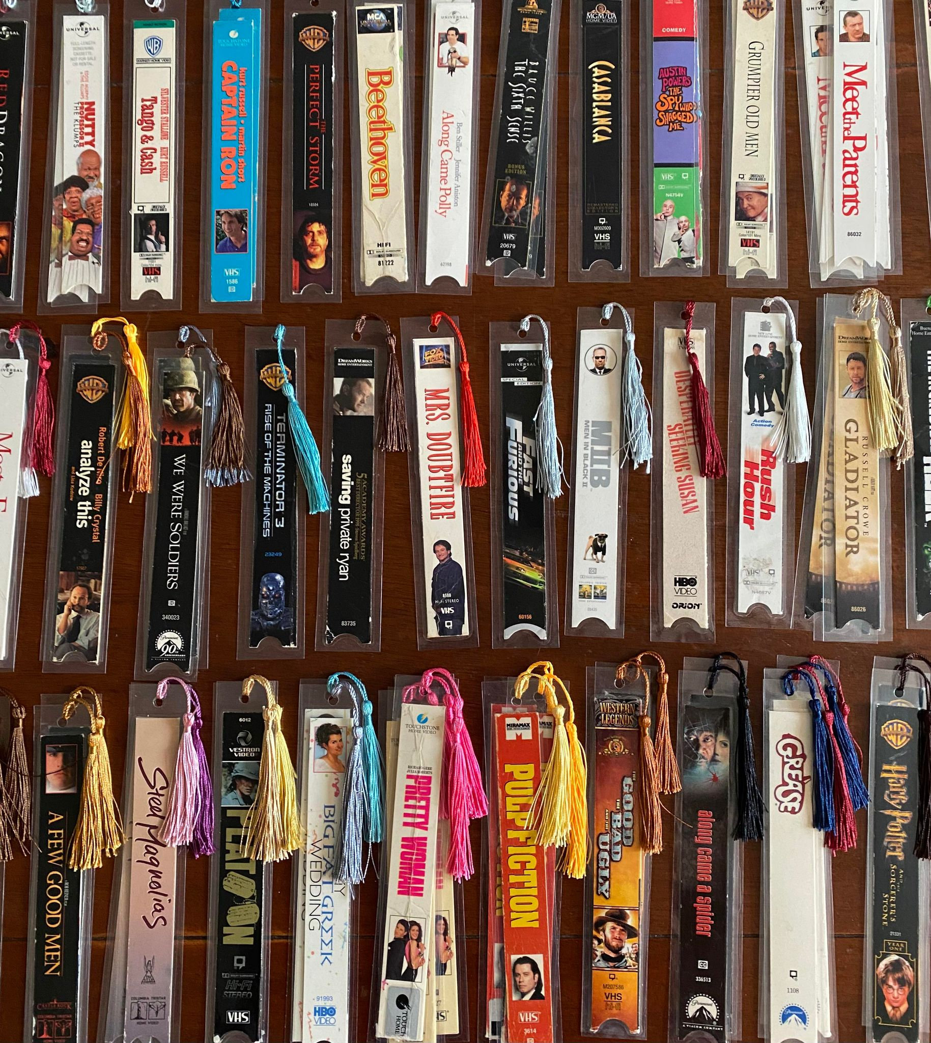 VHS Bookmarks Movie Bookmark Movie Gifts Book Giftsvhs - Etsy