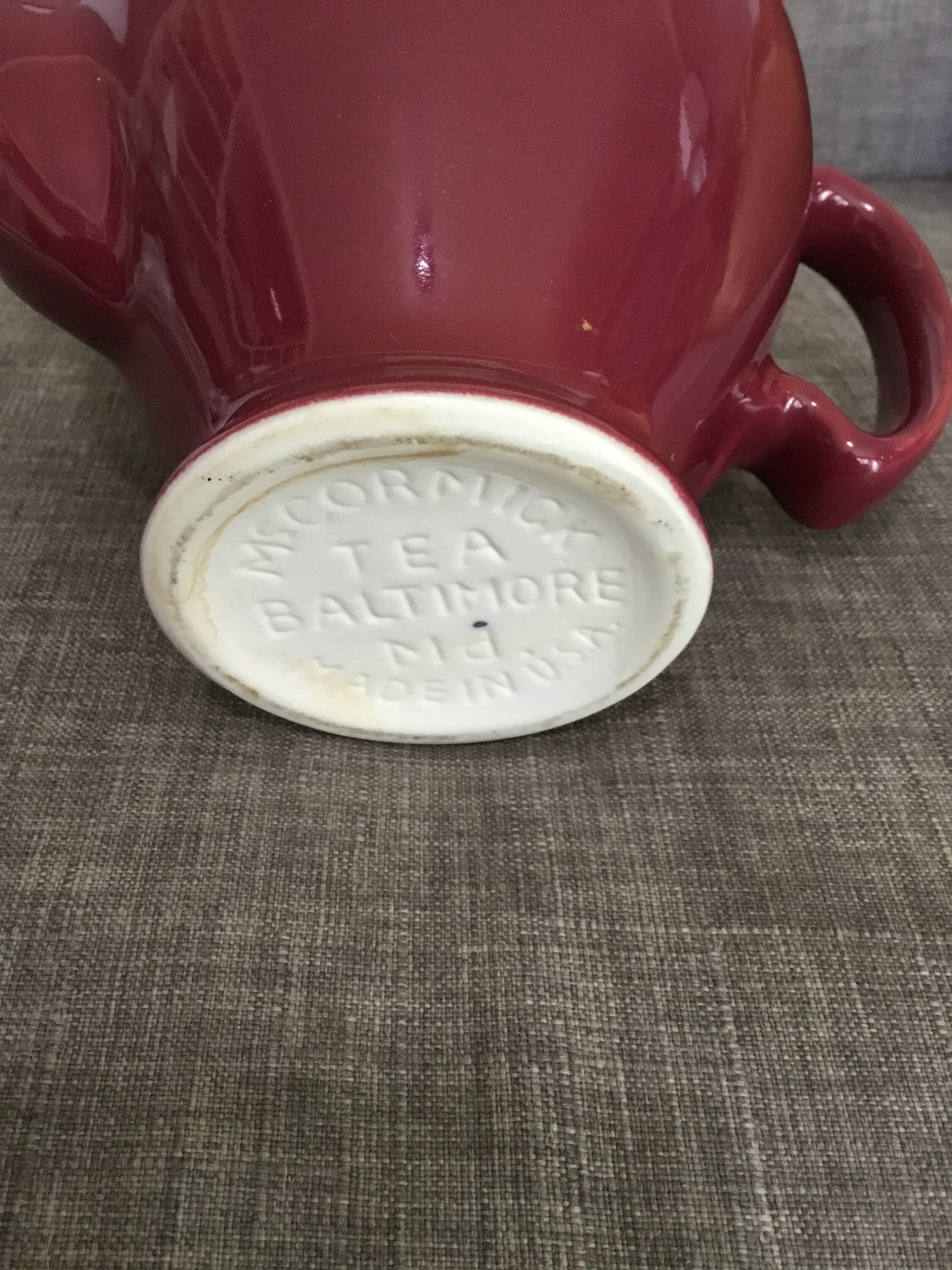 Mccormick Old Rose Teapot - Etsy