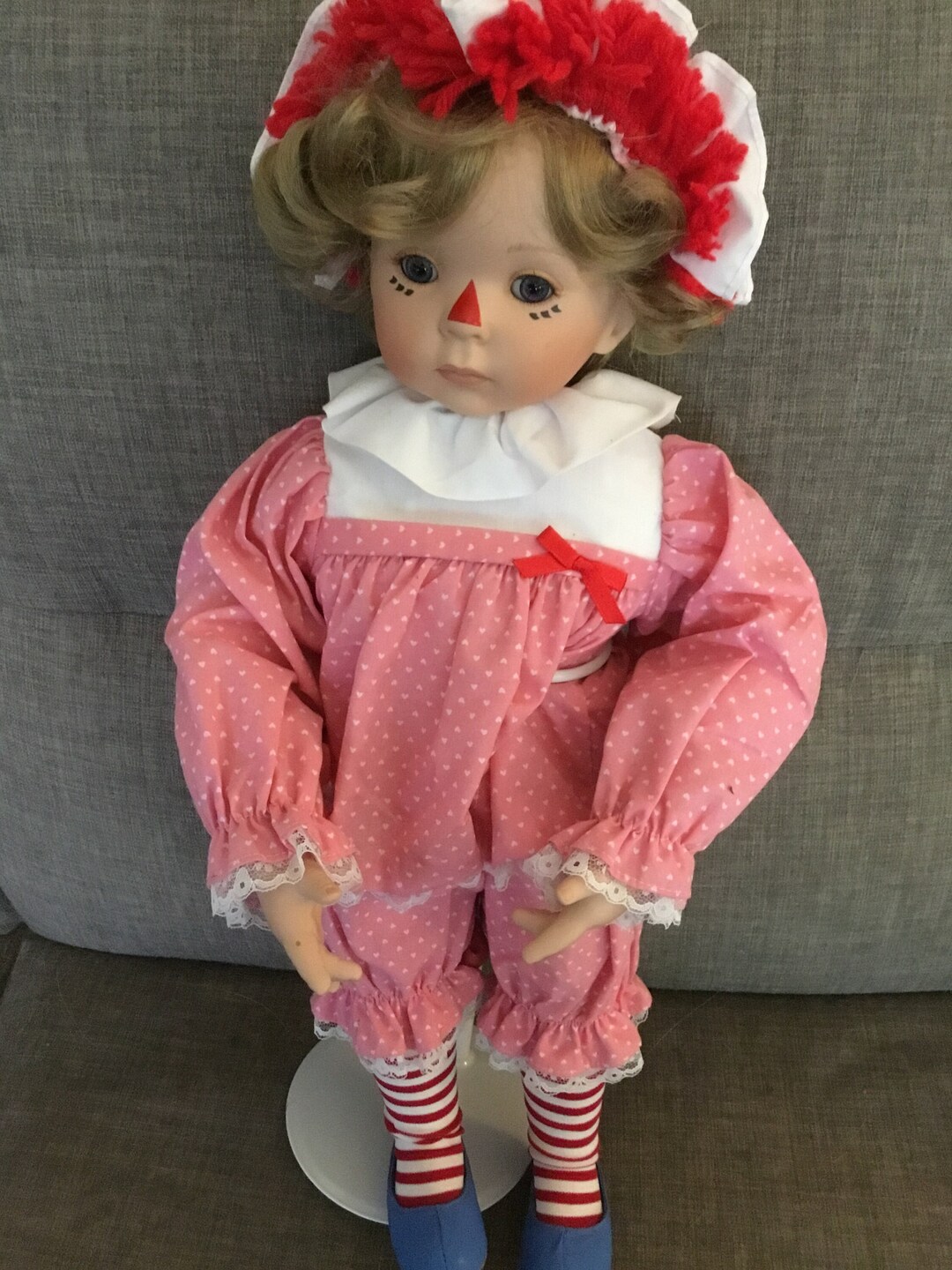 1998 Danbury Mint 20 Inch Porcelain Doll Baby Annie by Kelly Rupert - Etsy