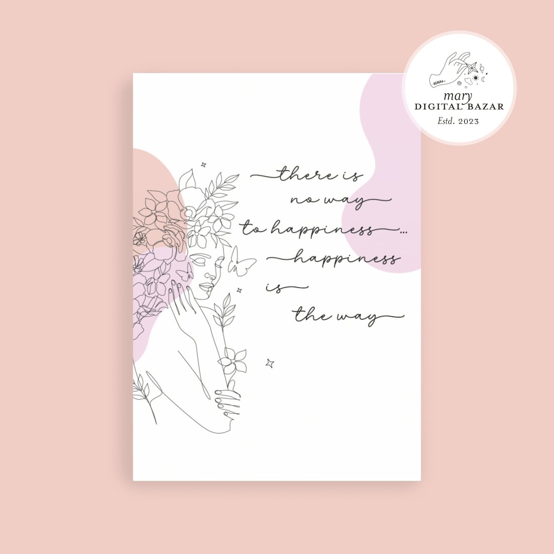 Printable Card Instant Download Inspirational Quote Foldable 5x7 - Etsy