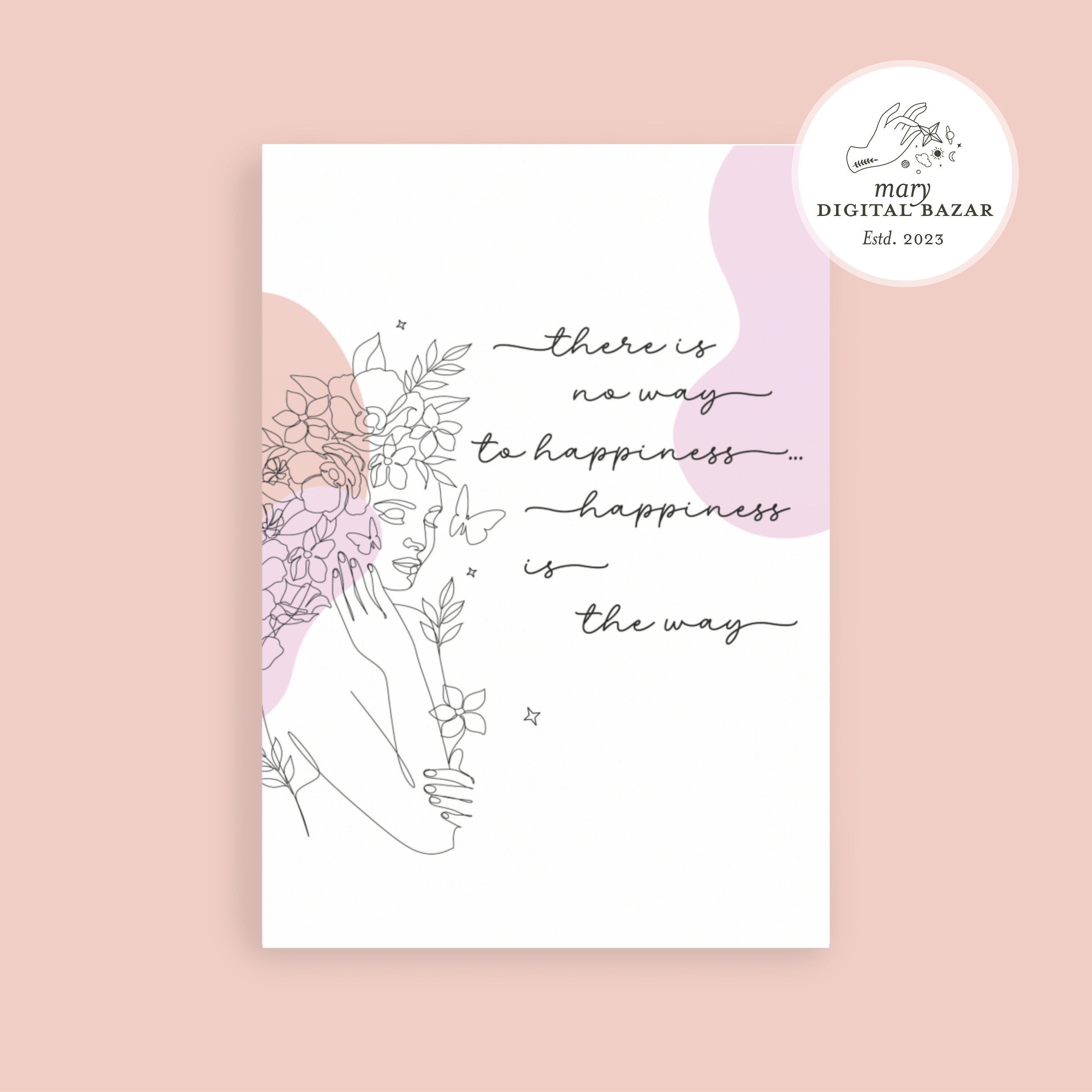 Printable Card Instant Download Inspirational Quote Foldable 5x7 - Etsy