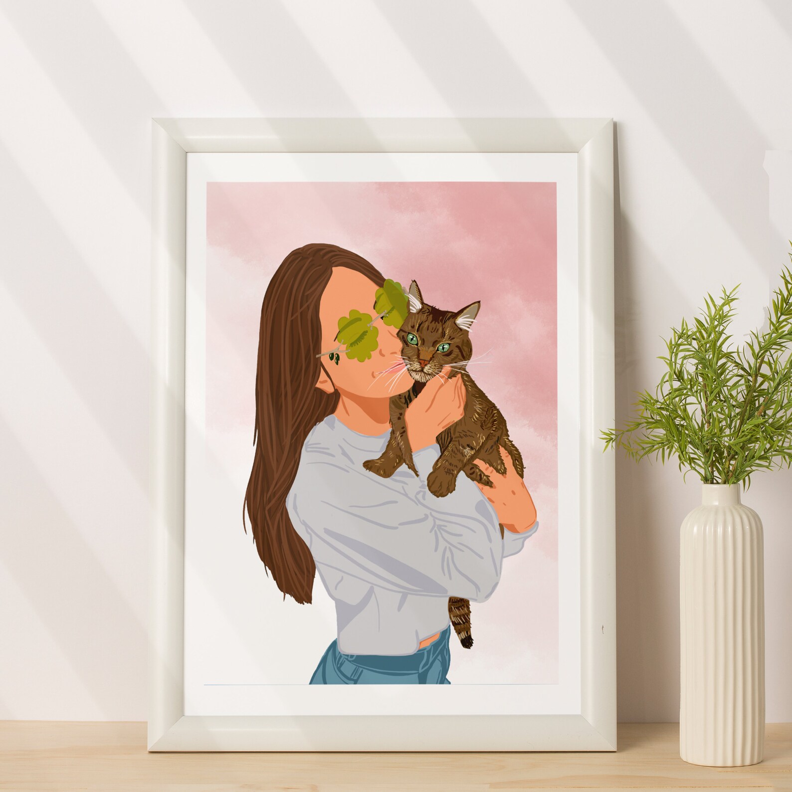 Best Friend Portrait, Personalized Birthday Gift, Cartoon Portrait From ...