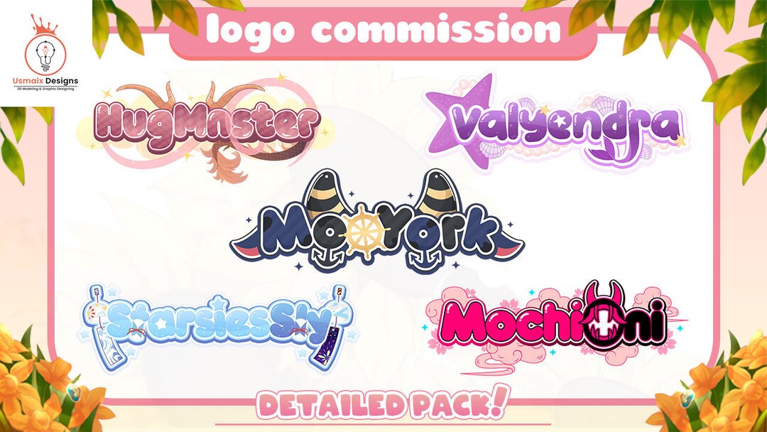 I Will Make Cute Logo for Vtuber and Twitch Streamer, Youtube Streamer ...