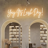Eyelashes Neon Sign, Lashes Neon Sign, Lashes Led Light, Lashes Led ...